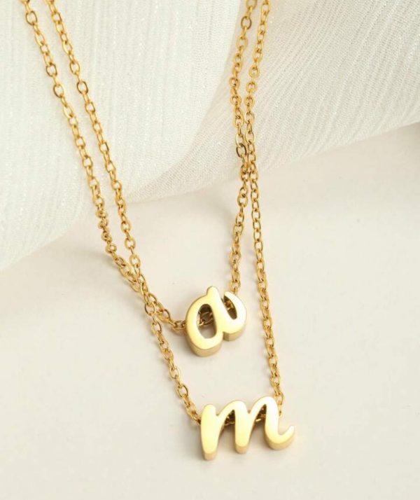 COLLAR INICIAL CURSIVA – Frida Joyería