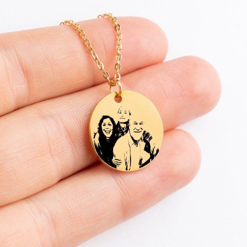 COLLAR PERSONALIZADO GRABADO LASER – Frida Joyería