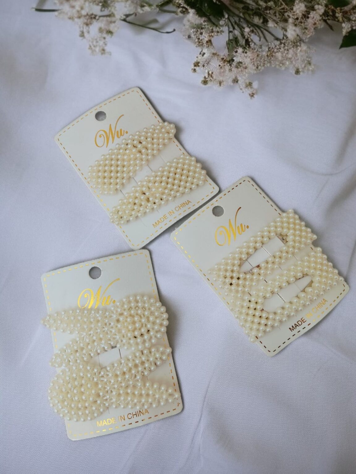 SET PASADOR PERLA🐰 – Frida Joyería