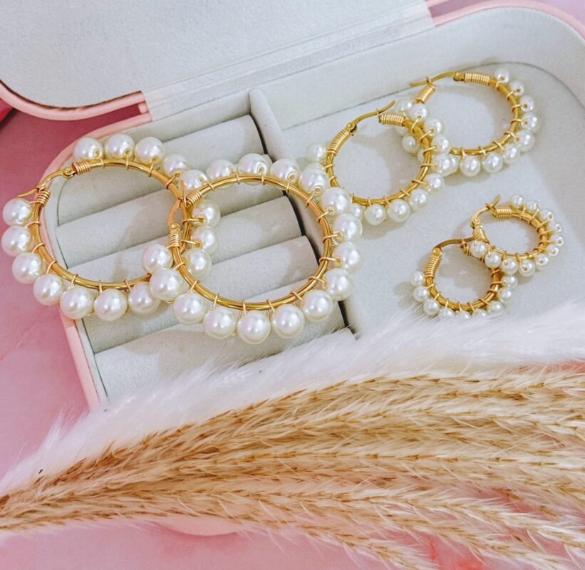 ARRACADA PERLA⚪ – Frida Joyería