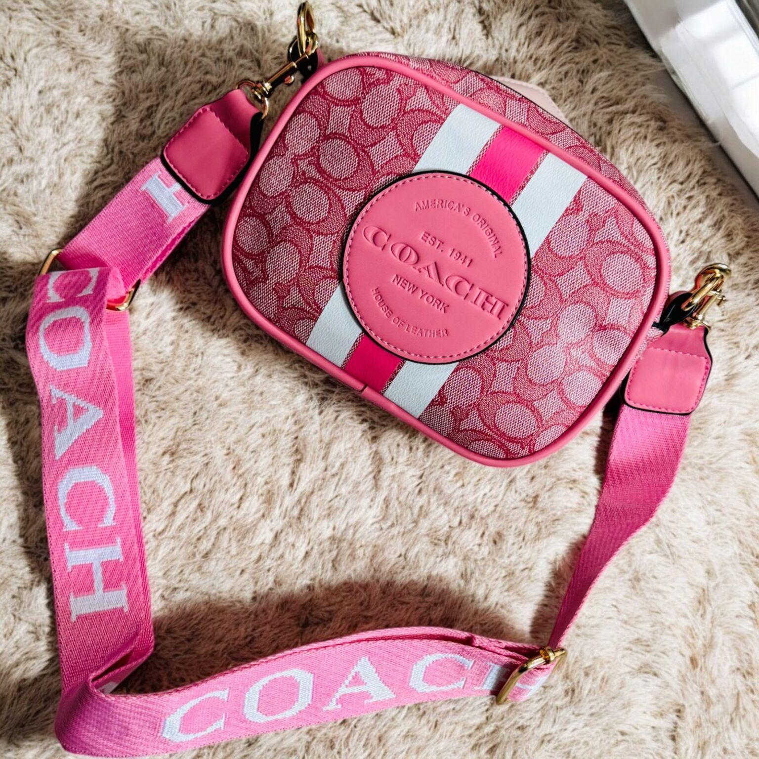 BOLSA FRANJA COACH – Frida Joyería