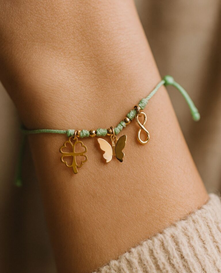 PULSERA MENTA AJUSTABLE MARIPOSA – Frida Joyería