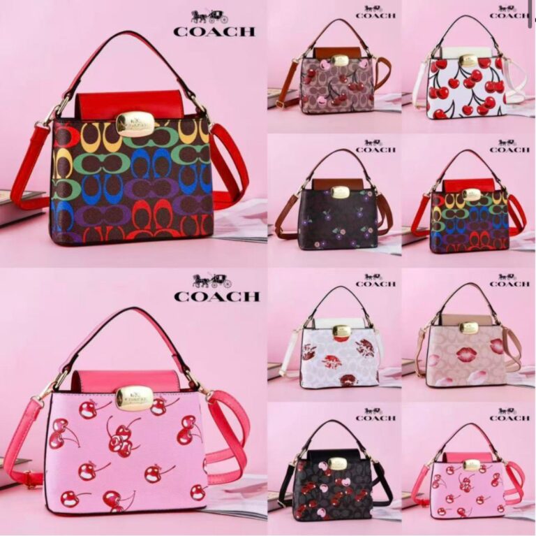 BOLSA COACH DE CEREZA O BESOS – Frida Joyería